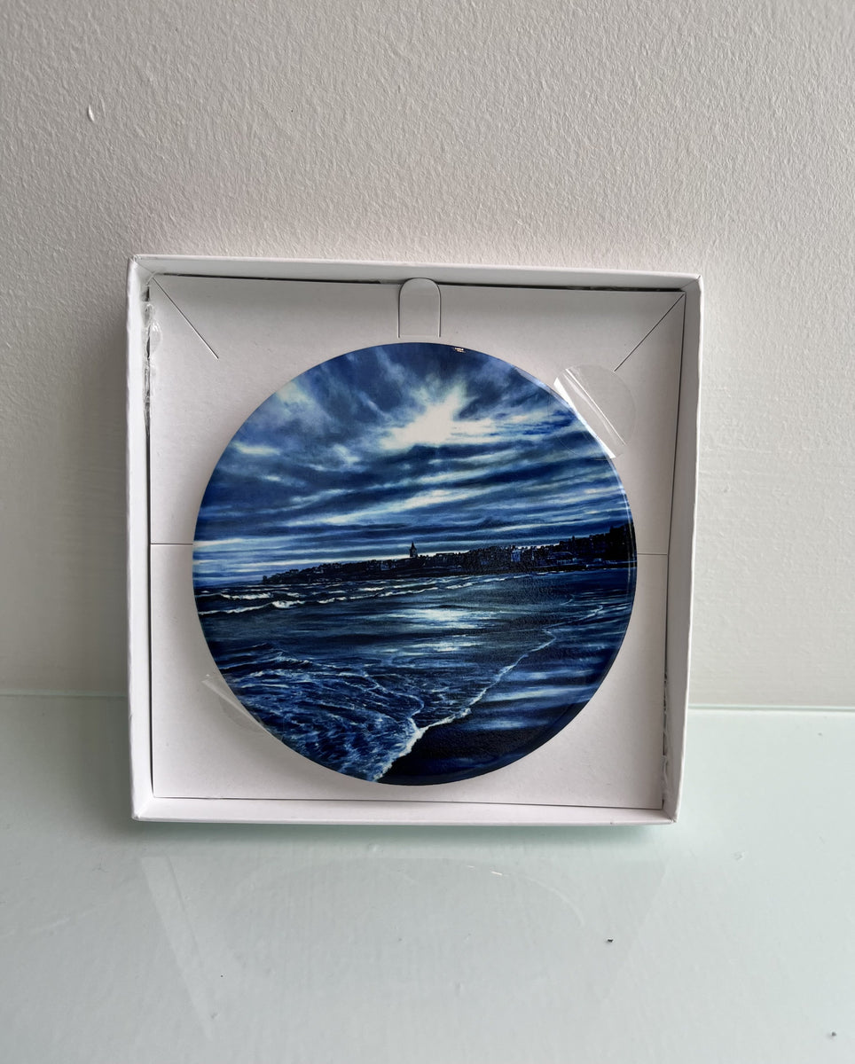 Catriona MacEachen, 'Breaking Light' Coaster – Sproson Gallery & Framer St Andrews