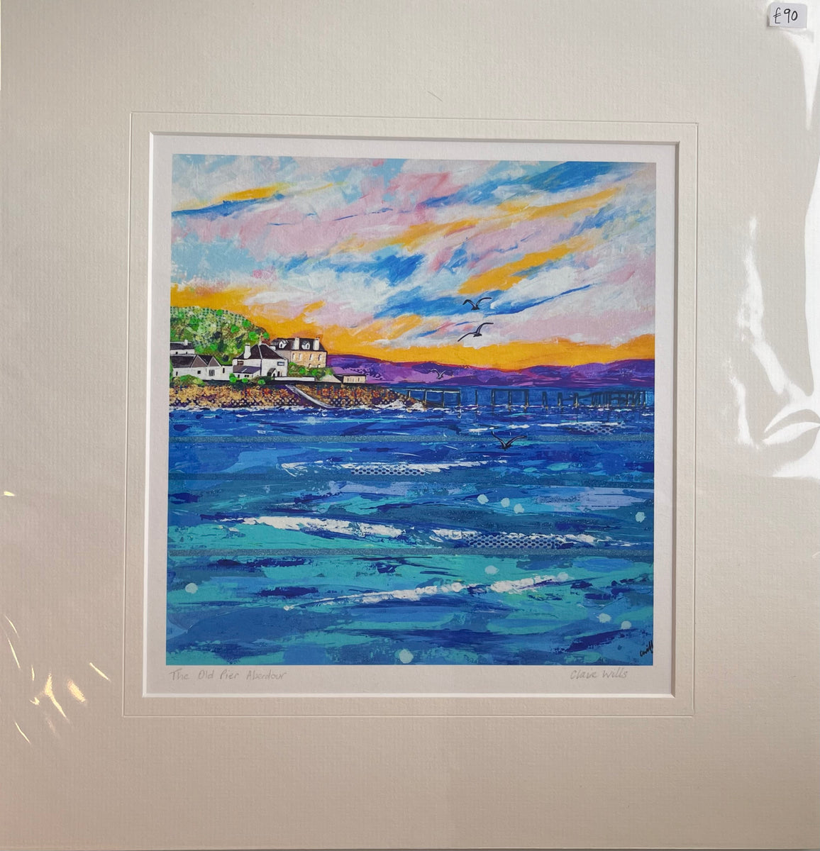 Claire Wills 'The Old Pier, Aberdour' – Sproson Gallery & Framer St Andrews